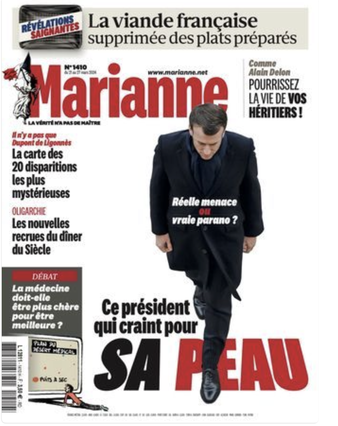 Le magazine "Marianne" dévoile sa nouvelle formule
